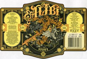 Drink Label: Alibi Chocolate Stout (Monumental Kraft, RussiaCol:RU-BEER ...