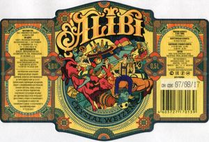 Drink Label: Alibi Crystal Weizen (Monumental Kraft, RussiaCol:RU-BEER ...