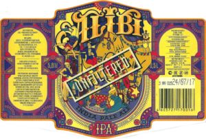 Drink Label: Alibi India Pale Ale IPA (Monumental Kraft, RussiaCol:RU ...