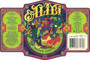 Drink Label: Alibi Brown Porter (Monumental Kraft, RussiaCol:RU-BEER-006328