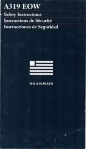 Safety Card: A319 EOW (US Airways, United States of AmericaCol:AWE-US ...