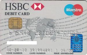 Bank Card: Hsbc - Debit Card (HSBC, United Kingdom of Great Britain ...