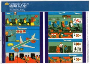 Safety Card: Boeing 767-769 (Vietnam Airlines, VietnamCol:HVN-VN-0008