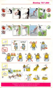 Safety Card: Boeing 757-200 (VIM Airlines, RussiaCol:MOV-RU-0003