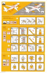 Safety Card: Airbus A320-200 (Vueling, SpainCol:VLG-ES-0005
