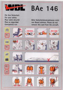 Safety Card: BAe 146 (WDL Aviation, Germany, Federal RepublicCol:WDL-DE ...
