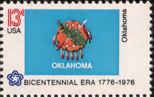 Stamp: Oklahoma (United States of America(American Bicentennial Issue ...