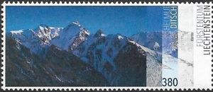 Stamp: Mountain paintings: "Rappastein", by Helmut Ditsch ...