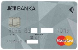 Bank Card: J&T BANKA (J&T BANKA, SlovakiaCol:SK-MC-0063