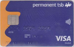 Bank Card: Visa Permanent (Raphaels Bank [United Kingdom], Ireland) Col ...