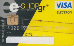 Bank Card: E-shop.gr (Marfin Egnatia Bank S.A., GreeceCol:GR-VE-0096