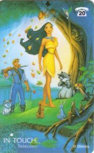 Phonecard: Disney: Pocahontas (InTouch - GTS, Belgium(InTouch Telecom ...