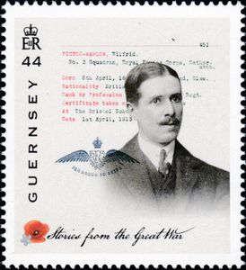 Stamp: Captain Wilfred Picton-Warlow (Guernsey(Stories from the Great ...