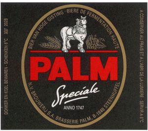 Drink Label: Speciale Palm (Brouwerij Palm, BelgiumCol:BE-BEER-018272