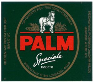 Drink Label: Speciale Palm (Brouwerij Palm, BelgiumCol:BE-BEER-018275