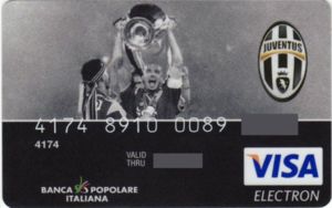 Bank Card: Juventus (Banca Popolare Italiana, ItalyCol:IT-VE-0033