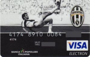 Bank Card: Juventus (Banca Popolare Italiana, ItalyCol:IT-VE-0034