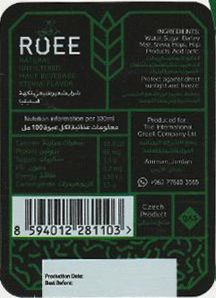 Drink Label: Roee (Pivovar Havlíčkův Brod, Czech RepublicCol:CZ-BEER-026803