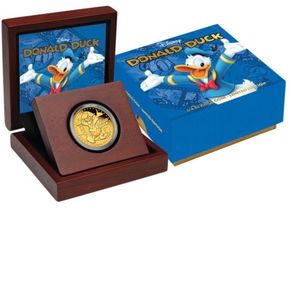 Coin: 25 Dollars (Donald Duck) (Niue(Numismatic Product - Disney)