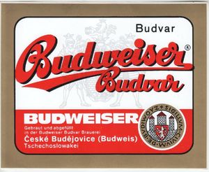 Drink Label: Z-Budweiser Budvar (Budweiser Budvar, N.C., Czech ...