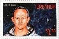 Stamp: Michael Collins (Pilot of Command Module) (Grenada(30th ...