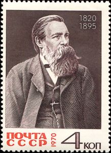 Stamp: 150th Birth Anniversary of Friedrich Engels (1820-1895) (Soviet ...