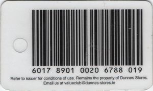 Functional Card: Dunnes Stores Value Club Card (Shops - Supermarkets ...