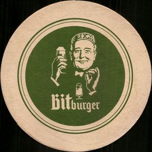 Beer Coaster: Bitburger (Bitburger Brauerei, Germany, Federal ...