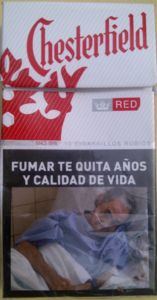 Cigarette Pack: Chesterfield Red (ArgentinaCol:AR-CT-0129