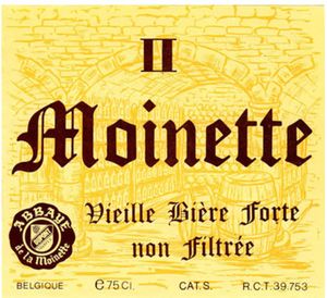 Drink Label: Moinette 75cl (Brasserie Dupont, BelgiumCol:BE-BEER-018397 🏷️