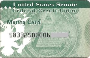 Bank Card: United States Senate Money Card (Franklin Mint Federal ...