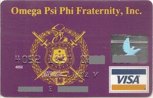 Bank Card: Omega Psi Fraternity, Inc (National City Bank, United States ...