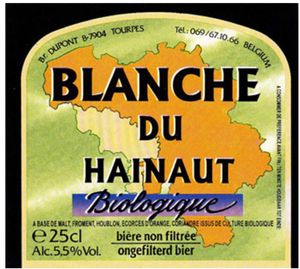 Drink Label: Blanche du Hainaut (Brasserie Dupont, BelgiumCol:BE-BEER ...