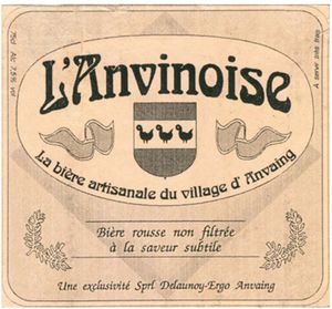 Drink Label: L'Anvinoise (Brasserie Dupont, BelgiumCol:BE-BEER-018488