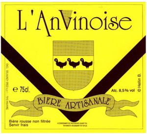 Drink Label: L'Anvinoise (Brasserie Dupont, BelgiumCol:BE-BEER-018490
