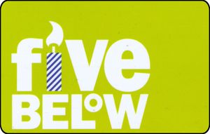 Gift Card: Five Below - Candle (FiveBelow, United States of America ...