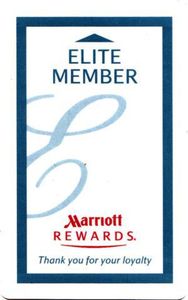 Hotel Card: Marriott Rewards - Elite Member (Marriott, United States of ...