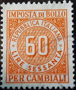 Stamp: Imposta di bollo (Italy: Revenue Stamps(Revenue : Bill of ...