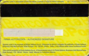 Tarjeta de Banco: Poste Pay (Poste Italiane, ItaliaCol:IT-VE-0002.02 💳