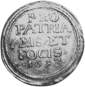 Moneda: 1 Thaler (Transilvania(1608~1613 - Gabriel Báthory) WCC:km95.1