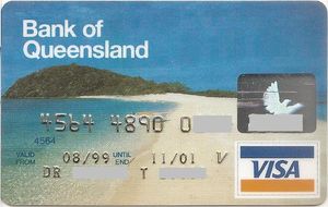 Tarjeta de Banco: Bank Of Queensland (Bank Of Queensland, AustraliaCol ...