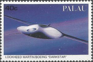Stamp: Lockheed Martin/Boeing "Darkstar" (Palau) (Spies in the Sky ...