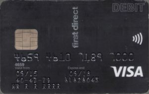 Bank Card: First Direct (HSBC, United Kingdom of Great Britain ...