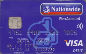 Bank Card: Flex Account (Nationwide, United Kingdom of Great Britain ...