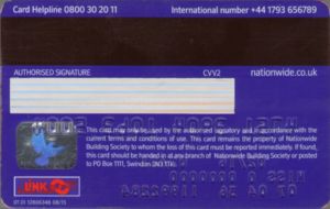 Bank Card: Flex Account (Nationwide, United Kingdom of Great Britain ...