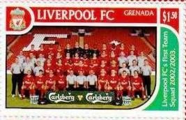 Stamp: Liverpool (Grenada(British Soccer Teams) Mi:GD 5139,Sn:GD 3292b ...