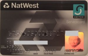 Bank Card: NatWest Servicecard (National Westminster Bank, United ...