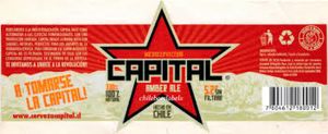 Drink Label: Capital, Amber Ale (Cervecería Capital, ChileCol:CL-BEER ...
