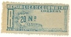 Stamp: Registration Stamp (Colombia) (Registration Stamp) Mi:CO 160A,Sn ...