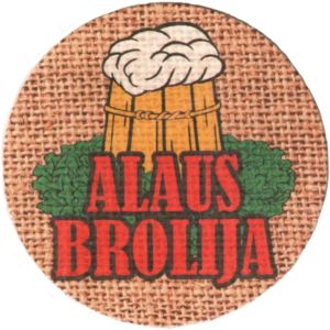 Beer Coaster: ALaus Brolija (ALaus Brolija, LithuaniaCol:LT-000674 🍺